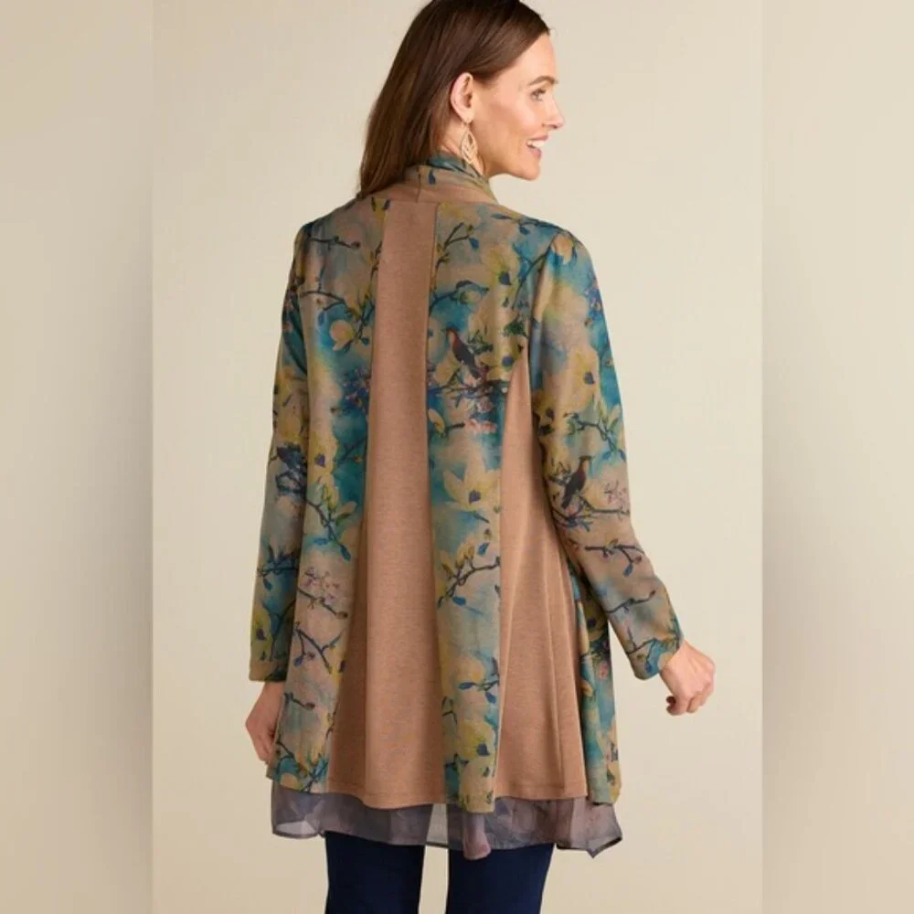 Soft Surroundings | Sweaters | Soft Surroundings Cardigan Tea Gardens ...